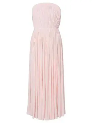 Magda Butrym Pleated Bustier Cocktail Dress - Pink