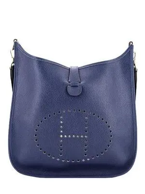Hermès Evelyne Bag Gen I Ardennes Gm - Blue