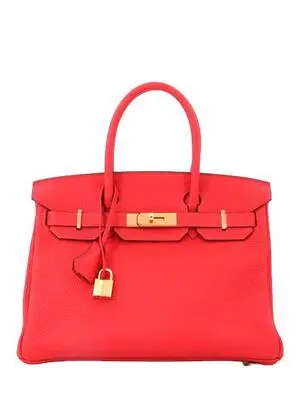 Hermès Birkin Handbag Clemence With Gold Hardware 30 At Nordstrom Red
