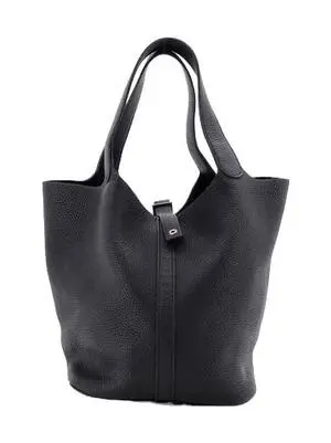 Hermès Picotin Lock Bag Clemence Gm - Black