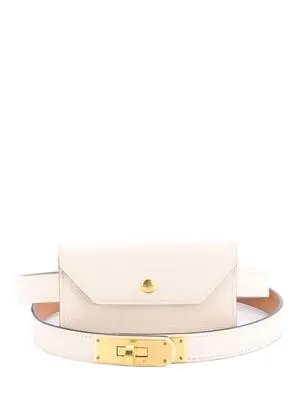 Hermès Kelly Pocket Belt Leather Thin - White