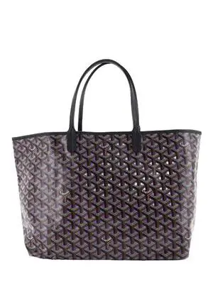 Goyard Saint Louis Tote Claire Voie Coated Canvas Pm Purple