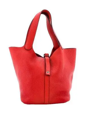 Hermès Picotin Lock Bag Clemence Mm - Red