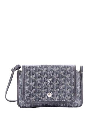 Goyard Plumet Clutch Wallet Coated Canvas - Grey