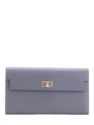 Hermès Kelly Pocket Wallet Madame Long - Grey