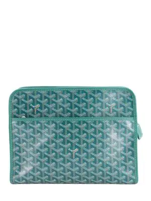 Goyard Jouvence Toiletry Pouch Coated Canvas Gm - Green