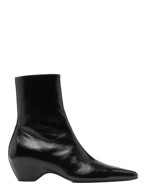 Khaite Arizona Pointed-toe Zipped Boots - Black