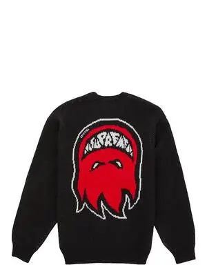 Supreme Spitfire Graphic Knit Sweater - Black