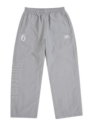 Supreme Umbro Rhinestone Track Pant - Heather Grey