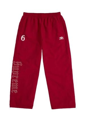 Supreme Umbro Rhinestone Track Pant - Red