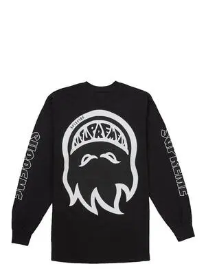 Supreme Spitfire Bighead Long Sleeve Tee Shirt - Black