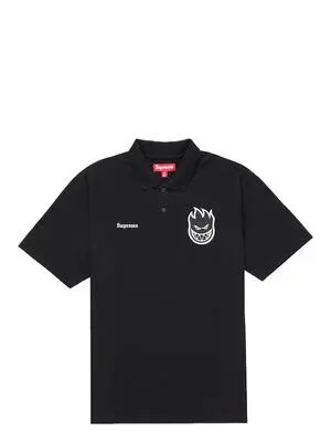 Supreme Spitfire Polo Shirt - Black
