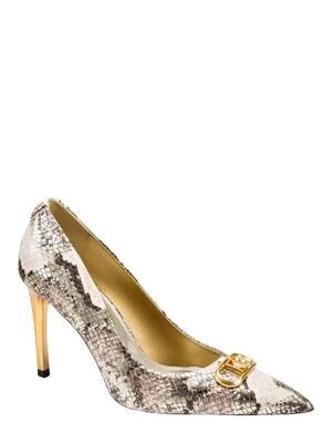 Donna Karan New York Panthia Pointed Toe Stiletto Pumps - Beige