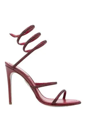 Rene Caovilla René Caovilla Cleo Crystal-Embellished Sandals Red