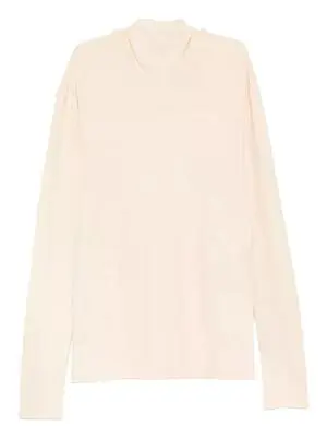 LEMAIRE High-neck Long-sleeve T-shirt - Neutrals