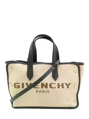Givenchy Mini Canvas Bond Satchel - Grey