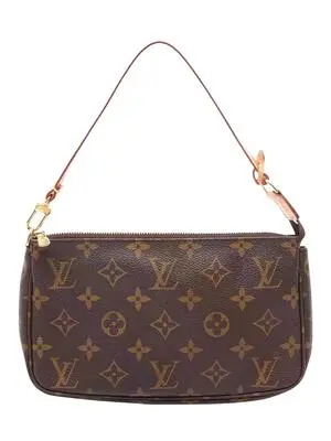 LOUIS VUITTON Monogram Pochette Accessoires Shoulder Bag - Brown