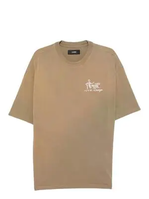 Amiri Logo-print T-shirt - Brown