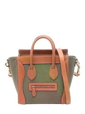 Celine Nano Luggage Satchel - Brown