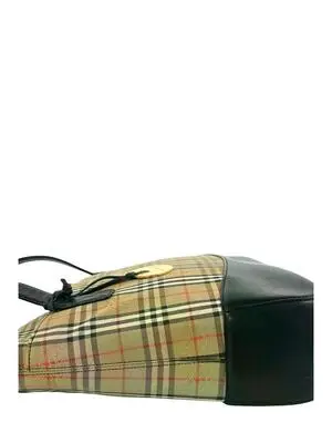 Burberry Haymarket Check Canvas Tote Bag - Neutrals
