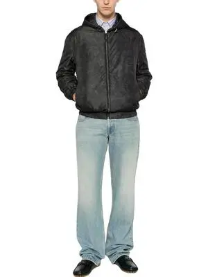 Etro Paisley-print Hooded Jacket - Grey