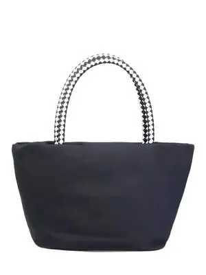 Tommy Hilfiger Woven-handle Marina Bucket Tote Bag - Blue