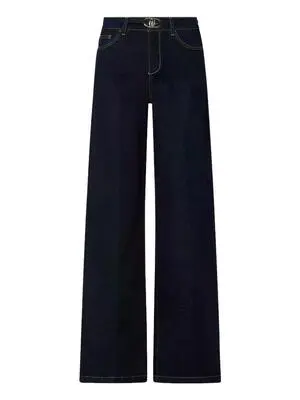 Liu Jo LIU JO Belted Flared Jeans Blue