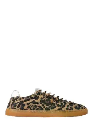 SUMMERY COPENHAGEN Leopard Print Sneakers - Brown