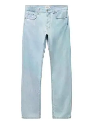 Versace Straight-leg Chambray Jeans - Blue