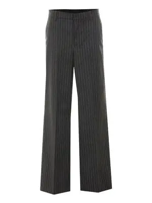Zadig&Voltaire Stripe Pattern Trousers - Grey
