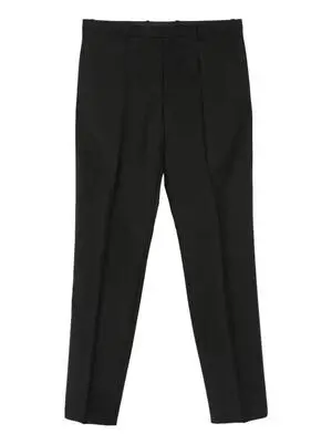JIL SANDER Tailored Pressed-crease Trousers - Black