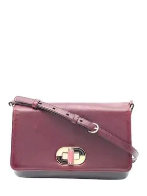 BVLGARI 2000s Leather Shoulder Bag - Grey