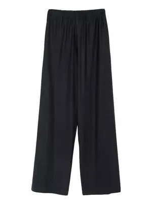 Fabiana Filippi Elasticated Waistband Wide-leg Trousers - Blue