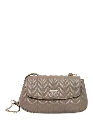 Guess Cheryl Quilted Shoulder Bag - Neutrals