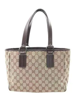 Gucci Gg Canvas Tote Bag - Neutrals