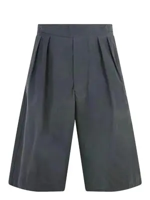 Moschino Pleated Wide-leg Shorts - Grey