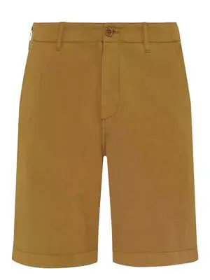 Vilebrequin Satin-cotton Bermuda Shorts - Brown