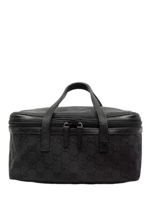 Gucci Gg Canvas Vanity Bag - Black
