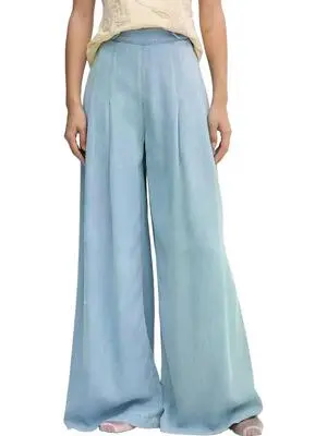 BLUGIRL Blugirl Flower Detail Pleated Jeans