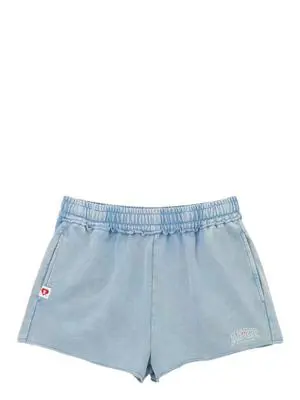 AAPE BY *A BATHING APE Apee™ A Bathing Ape® Logo Print Shorts - Blue