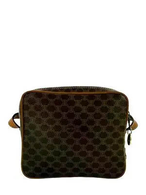 Celine Macadam Coated Canvas Crossbody Bag - Brown