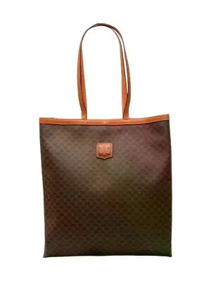 CELINE Celine Macadam Coated Canvas Tote Bag