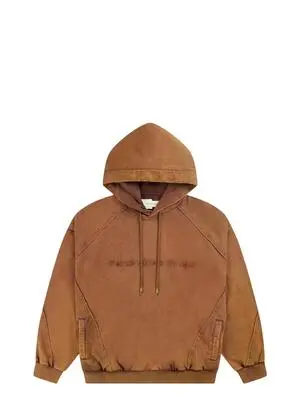 FENG CHEN WANG Feng Chen Wang Washed Effect Logo Embroidered Hoodie