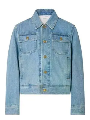 Thom Browne Selvedge Backstrap Denim Jacket - Blue