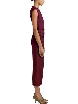Proenza Schouler Katia Wool Gabardine Dress - Red