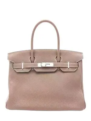 Hermès Hermès Birkin 30 Etoupe Tote Bag Neutrals