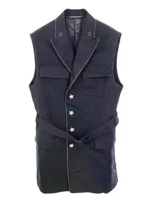 Dior X Peter Doig Star-embroidered Waistcoat - Blue