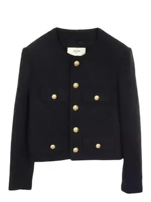 Celine Button-up Jacket - Black
