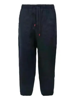 Kiton Utilitarian Drawstring Waist Trousers - Blue