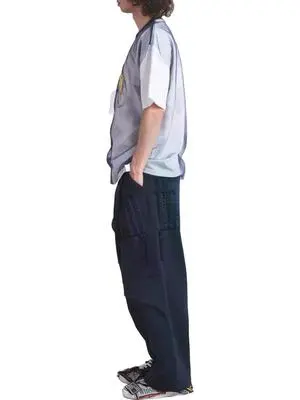 YOSHIOKUBO Yoshiokubo Wide-Leg Track Pants